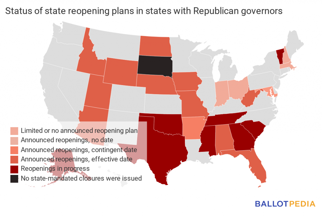 Documenting America’s Path to Recovery: May 1, 2020 – Ballotpedia News
