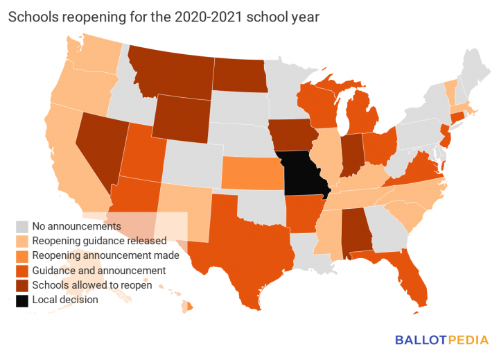 Documenting America’s Path to Recovery: July 10, 2020 – Ballotpedia News