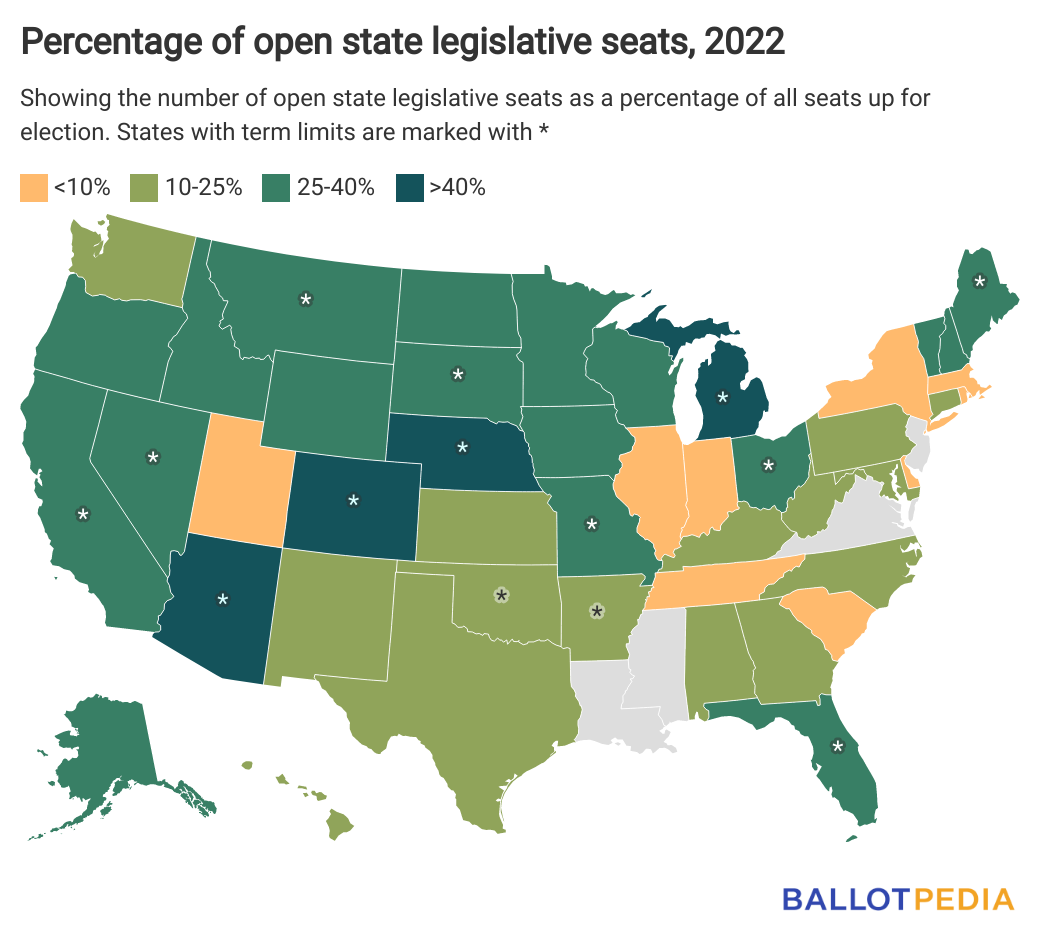 Open state legislative seats reach highest point in five election ...