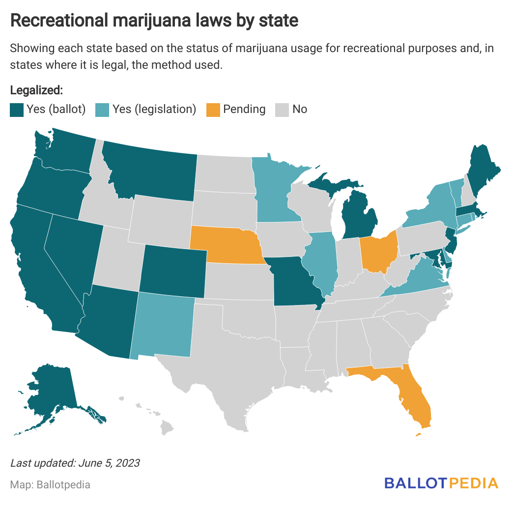 Ohio could join 23 states that legalized recreational marijuana in Nov ...