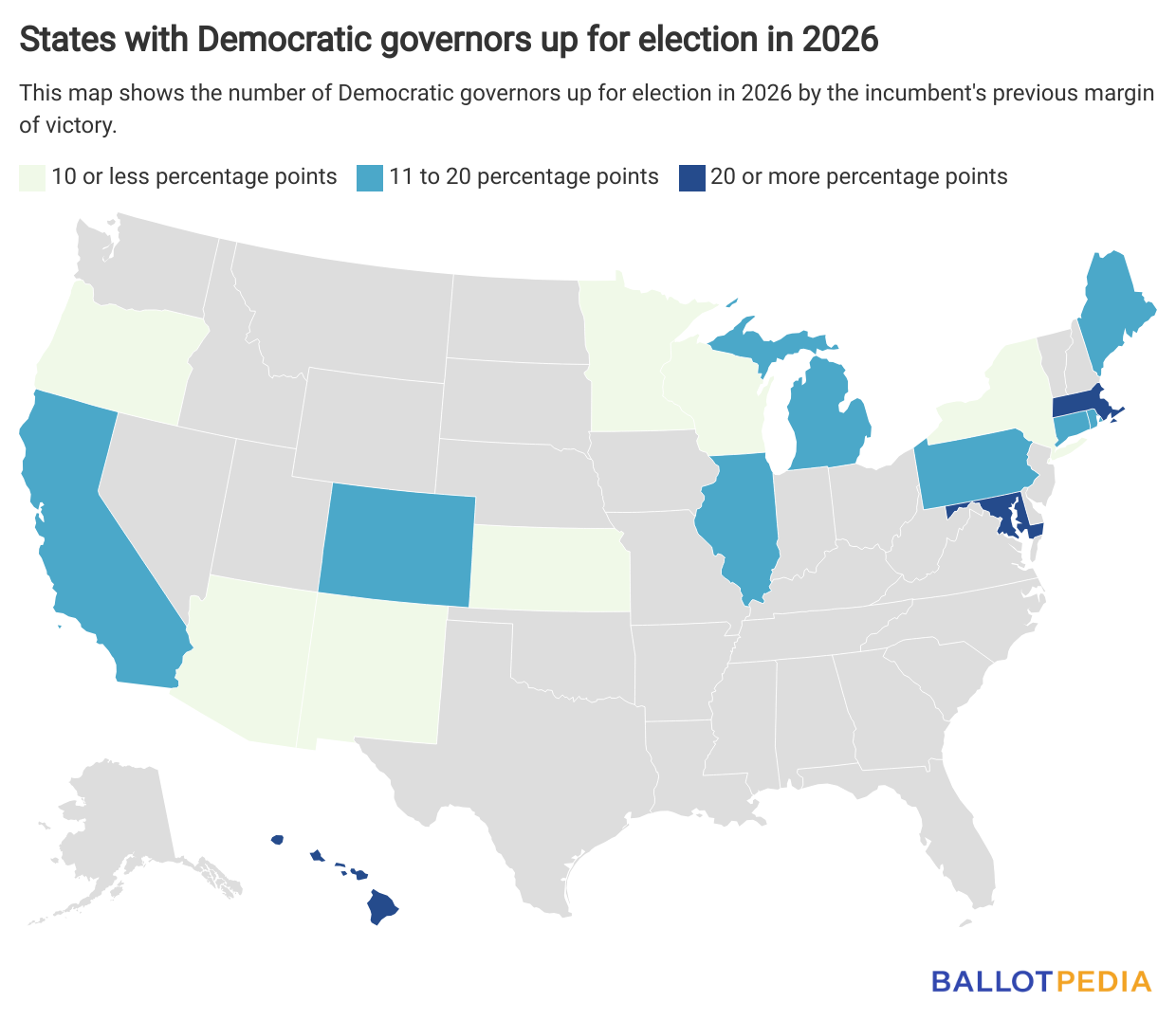 A look at gubernatorial elections in 2026 – Ballotpedia News