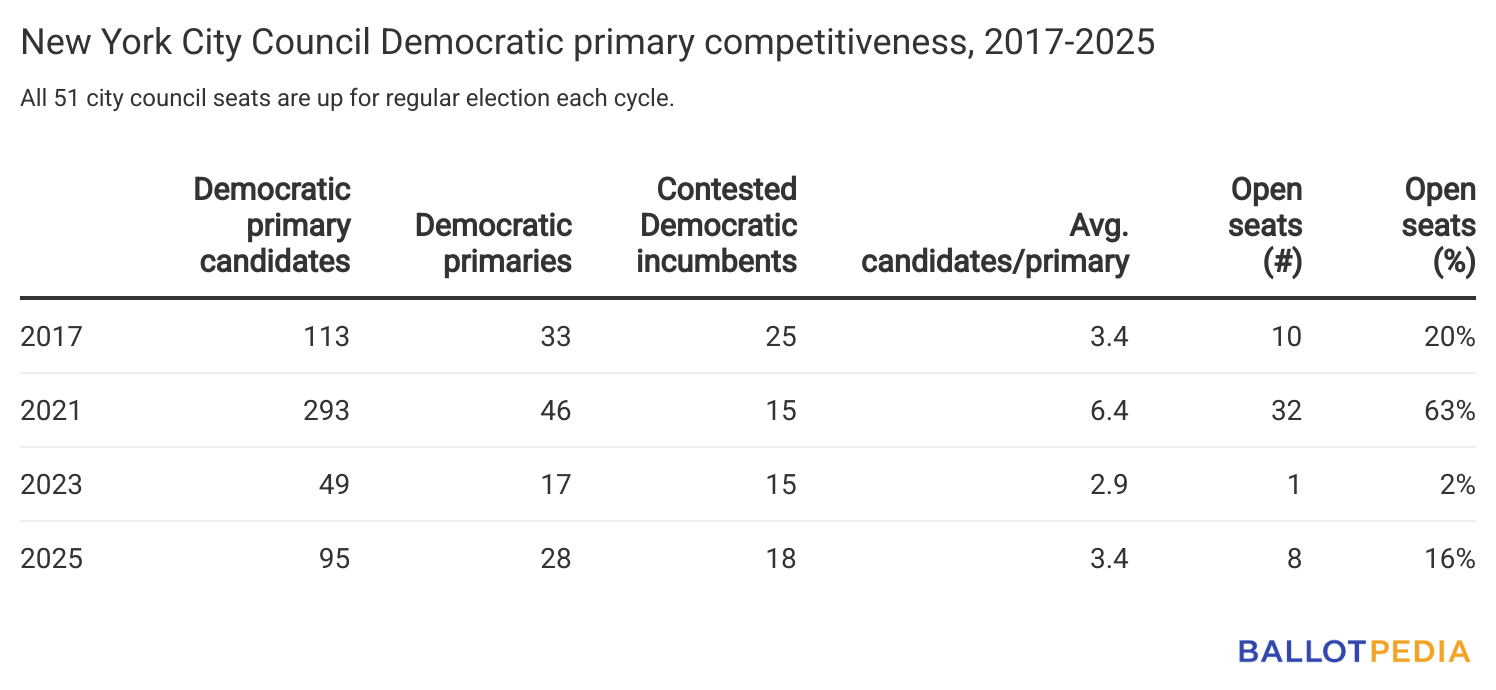 Thirteen battleground Democratic primaries for New York City Council ...