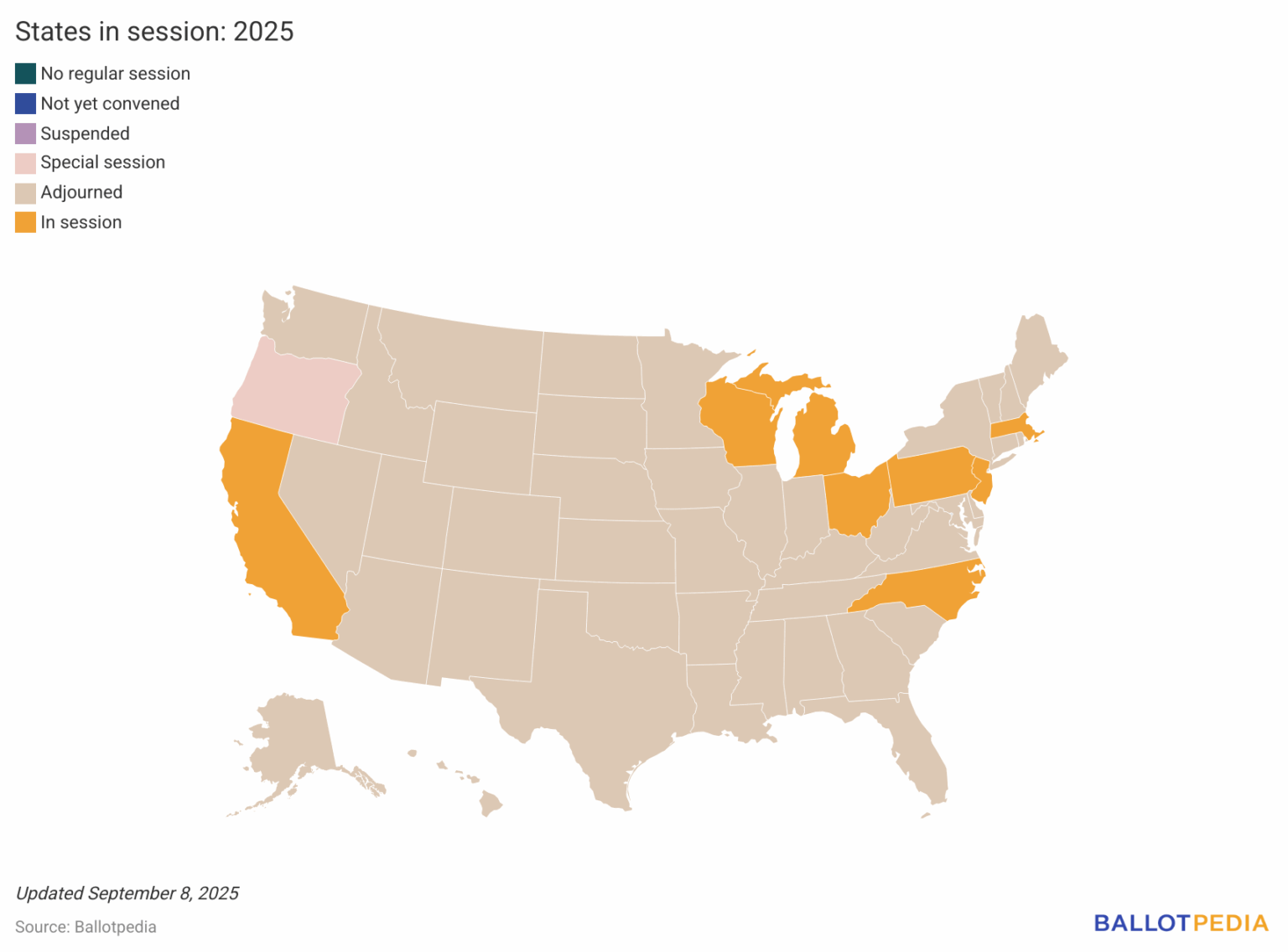 State legislative session updates: possible special sessions ...